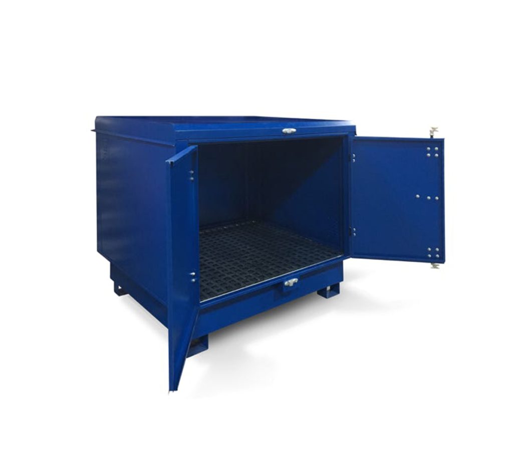 4 DRUM – OUTDOOR Steel Spill Containment Pallet - Quatrex